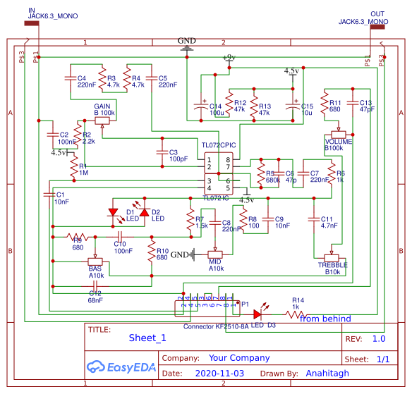 Pedal - EasyEDA open source hardware lab