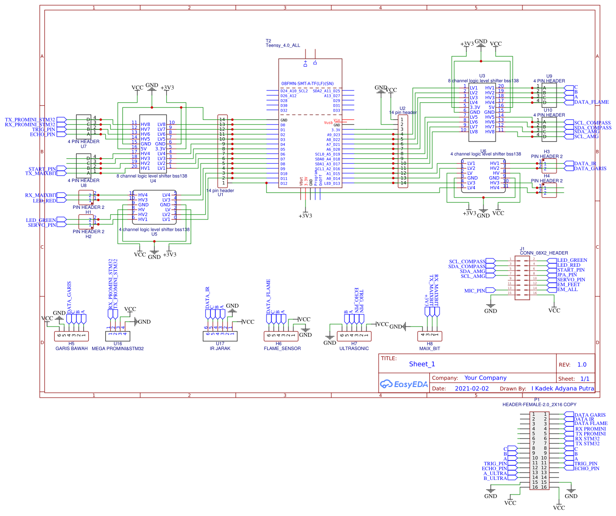Teensy 4.0 - EasyEDA open source hardware lab