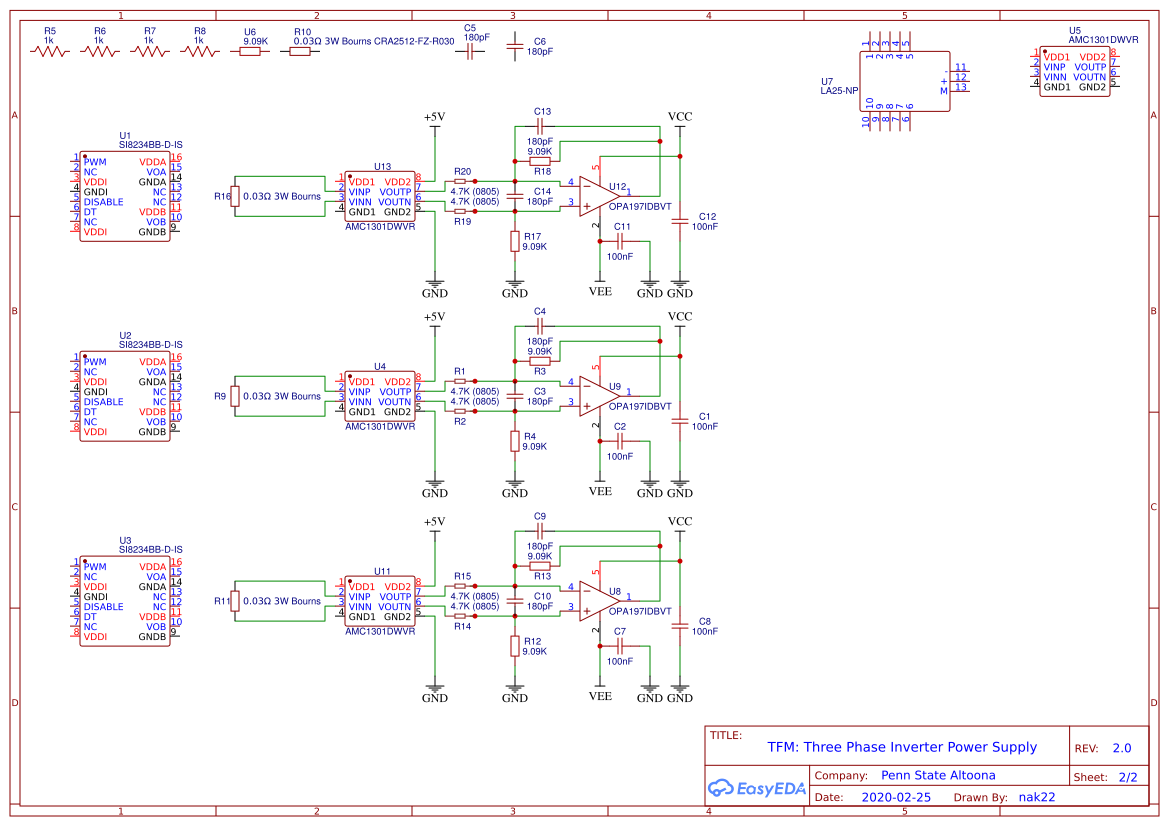 Three Phase Inverter - OSHWLab