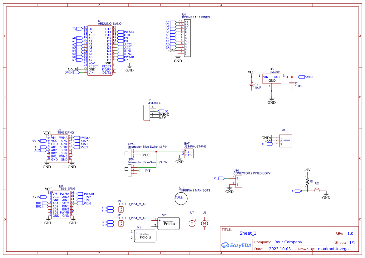 line_folower master - EasyEDA open source hardware lab