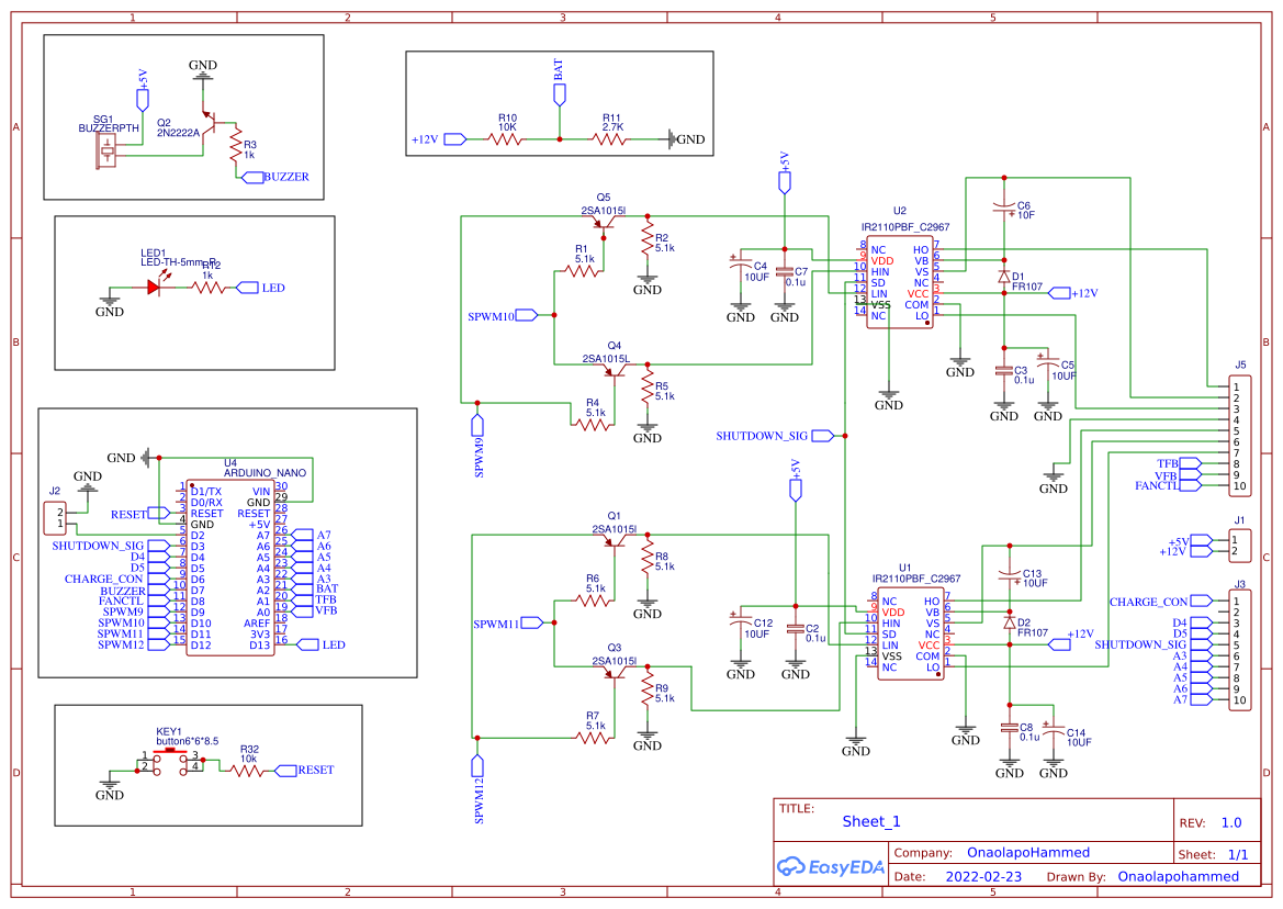 Nano circuitry - EasyEDA open source hardware lab