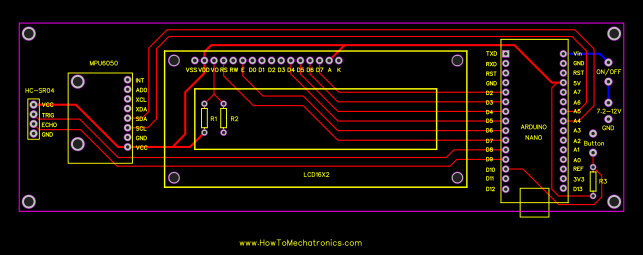 arduino range measurer - EasyEDA open source hardware lab