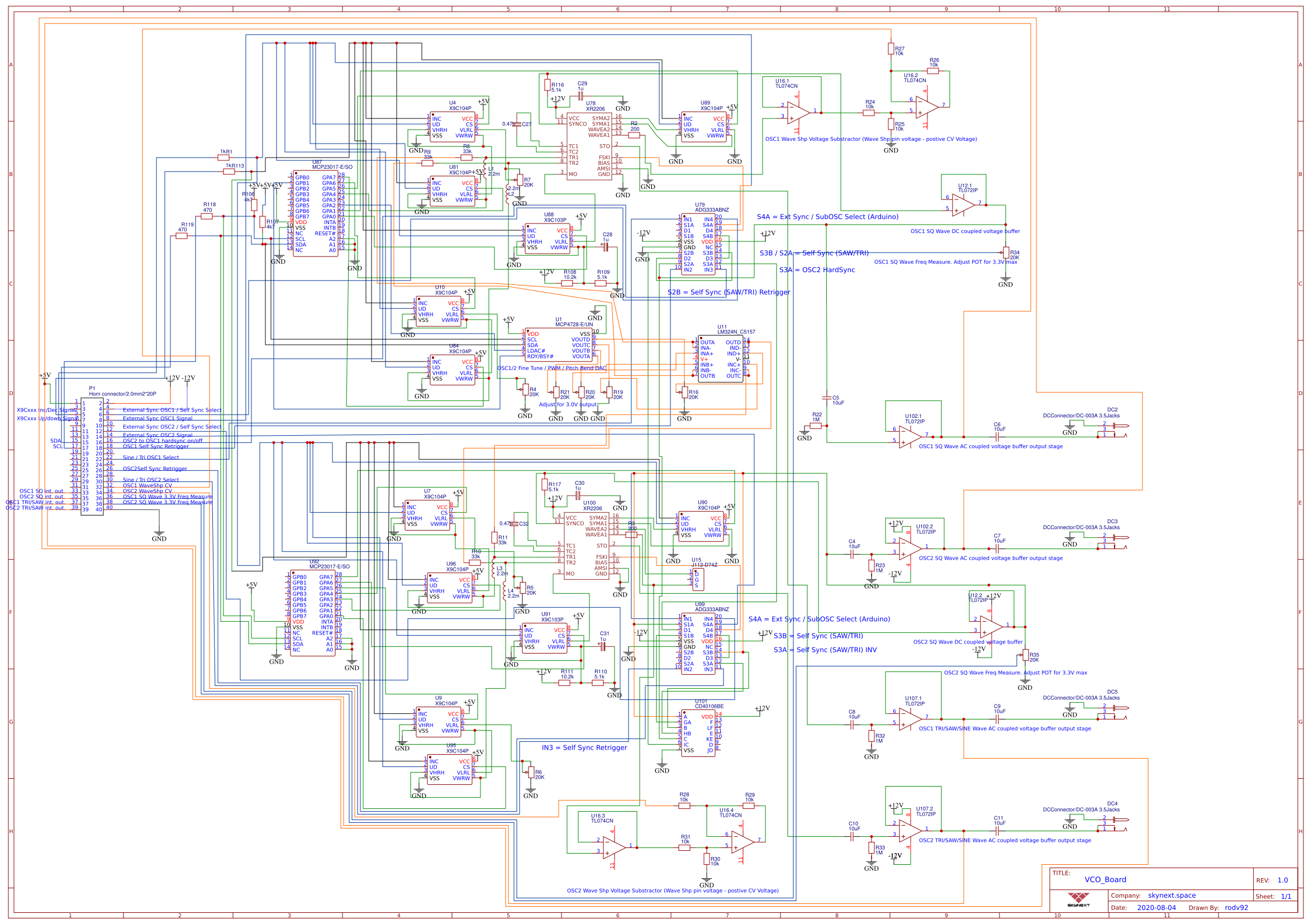 XR-2206 Digitally Controlled Synth - OSHWLab