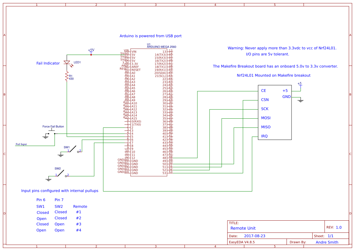 Alarm system using arduino and nrf24l01 - EasyEDA open source hardware lab