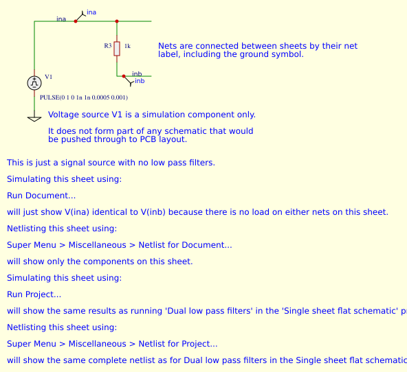 Multi-sheet flat schematic - OSHWLab