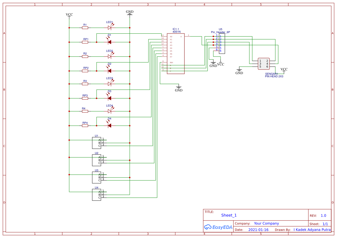 Sensor Garis - EasyEDA open source hardware lab