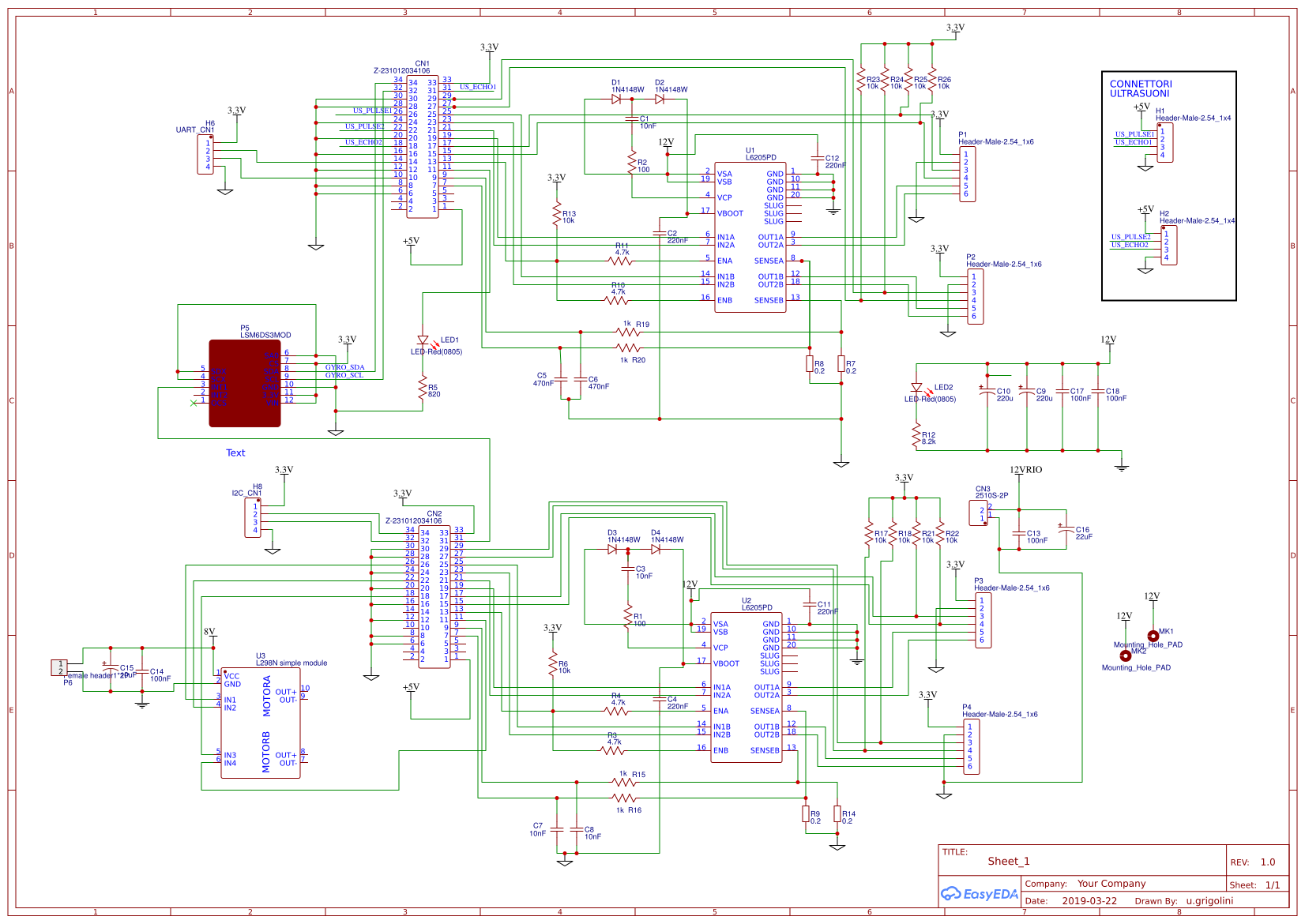 RobotDcDrive - EasyEDA open source hardware lab