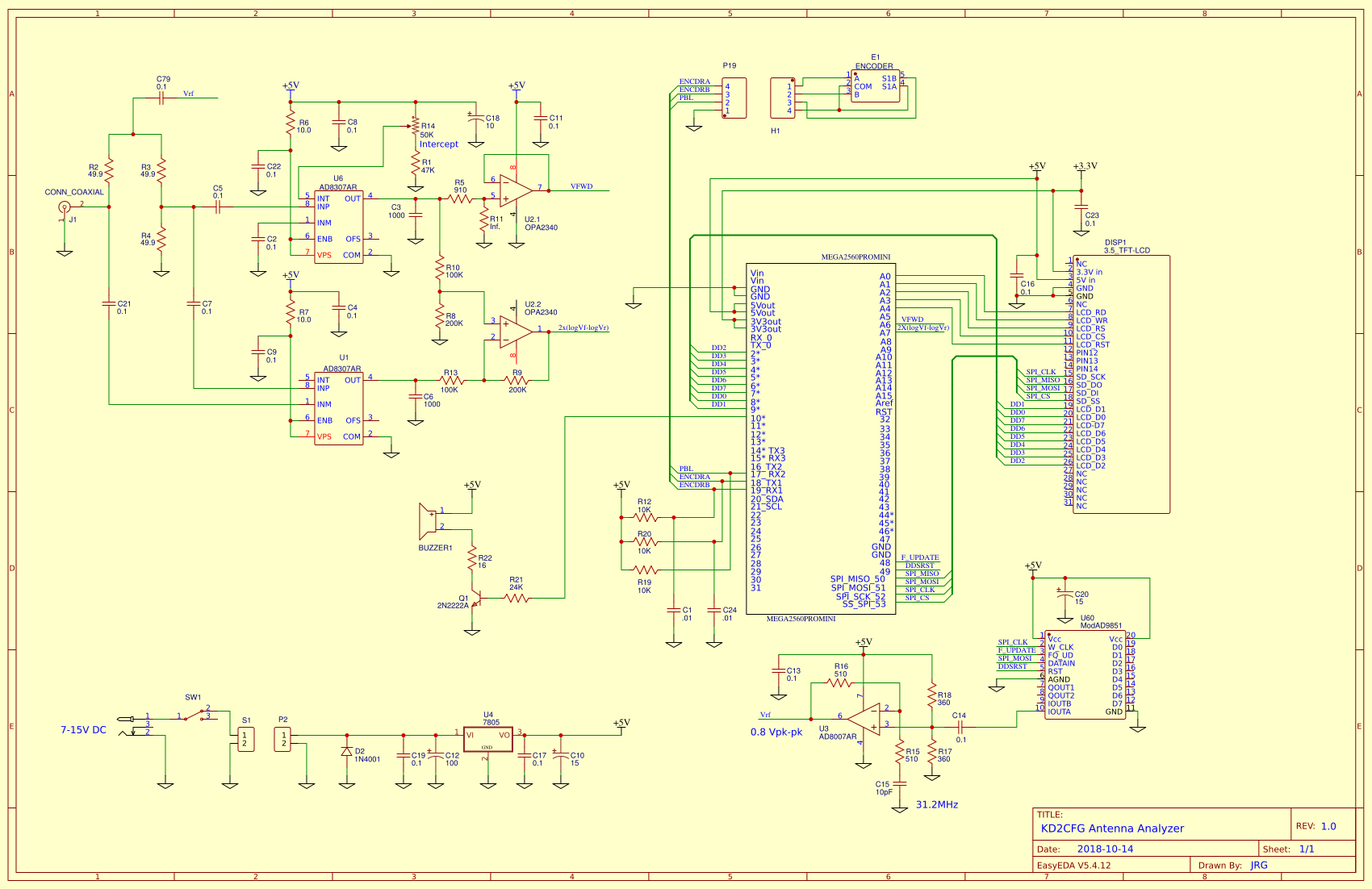 ANTENNA ANALYZER - OSHWLab
