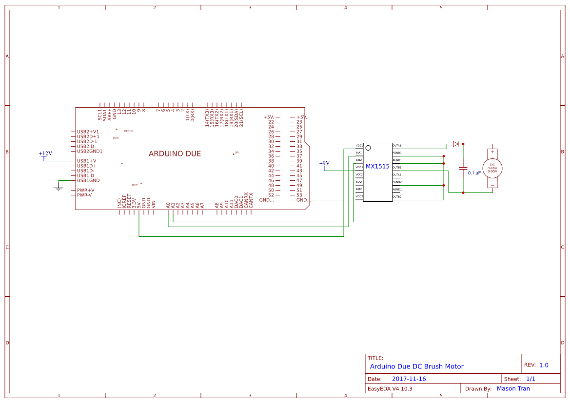 Arduino Due DC MOTOR - OSHWLab