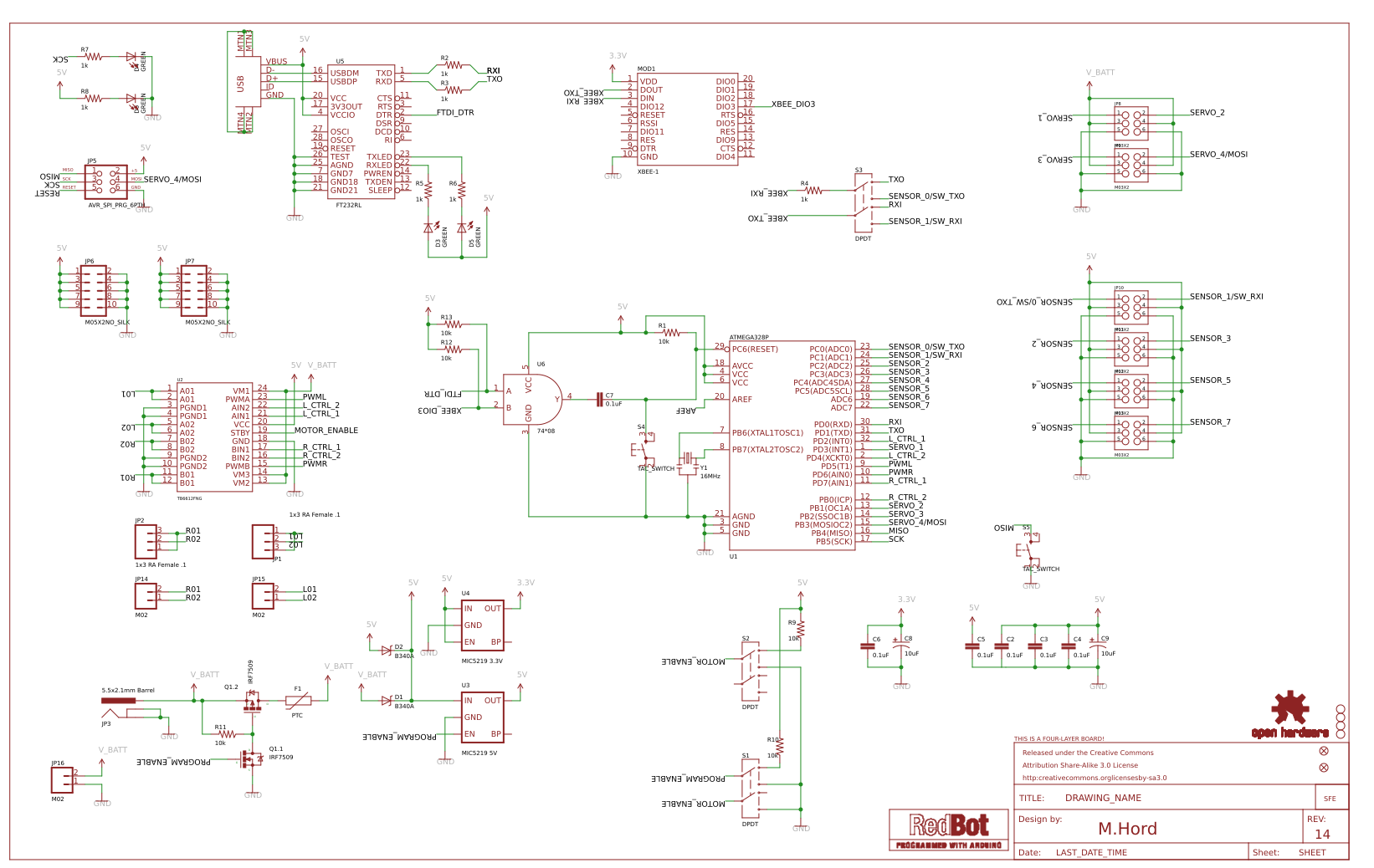 RedBot Basic Kit (Open hardware) - OSHWLab