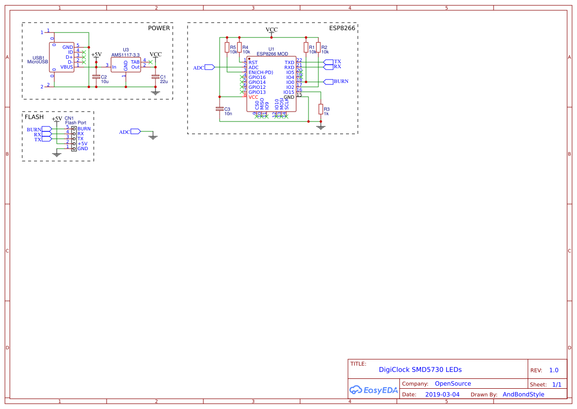 DigiClock - Platform for creating and sharing projects - OSHWLab
