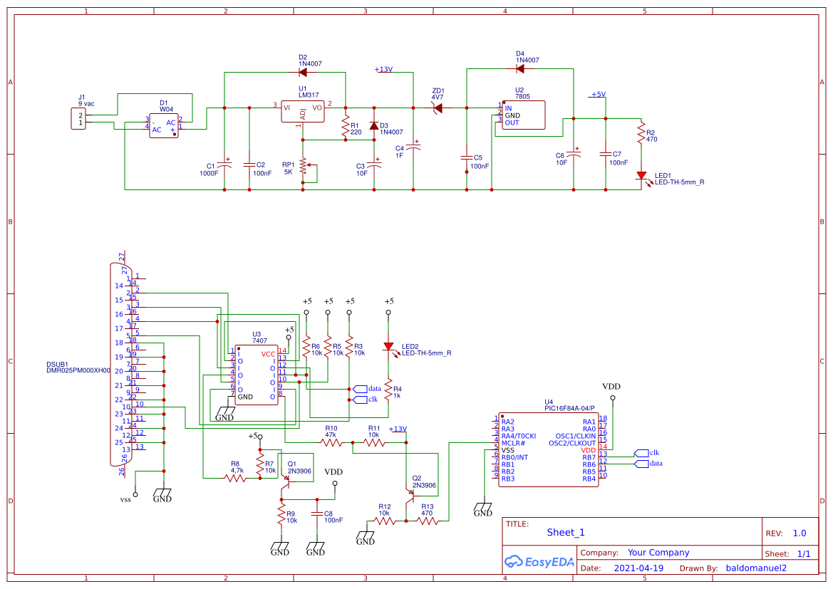 Programmatore PIC - Platform for creating and sharing projects - OSHWLab