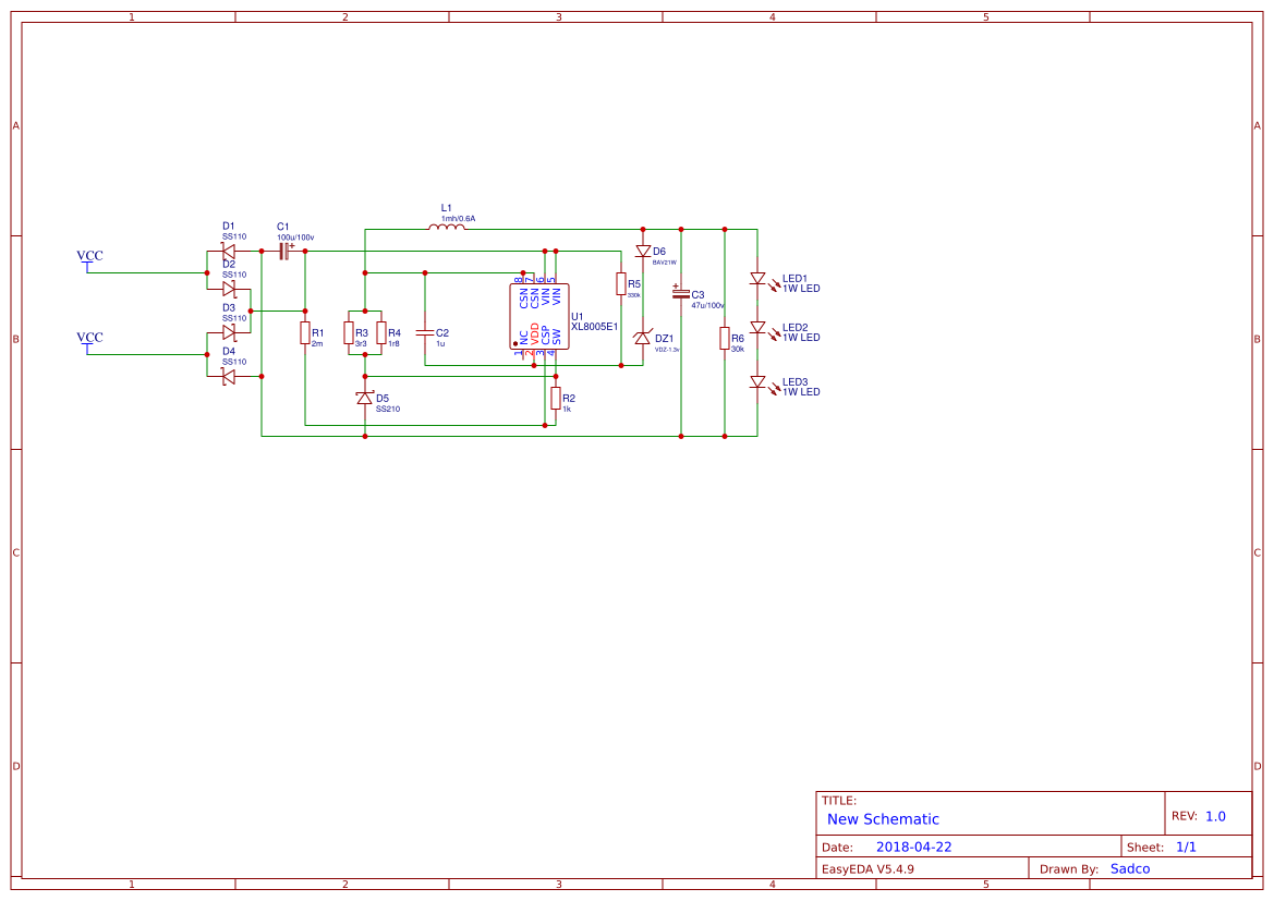 LED driver - EasyEDA open source hardware lab