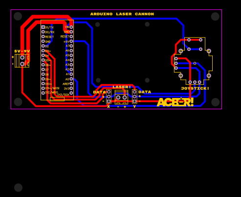 Arduino Laser Cannon - EasyEDA open source hardware lab