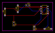 Dual LED flasher using IC 555 - EasyEDA open source hardware lab