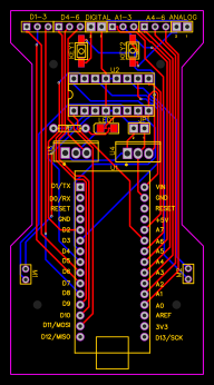 Line follower with NANO - OSHWLab