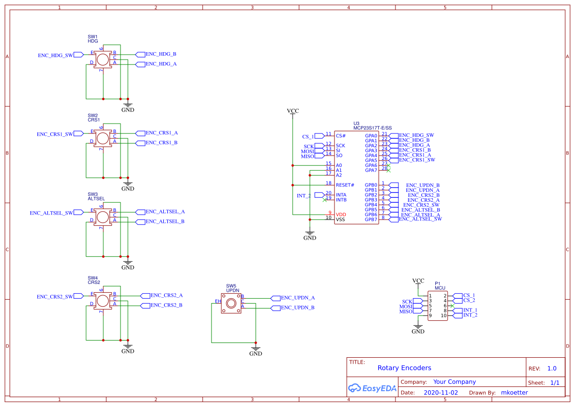 Autopilot Panel - EasyEDA open source hardware lab