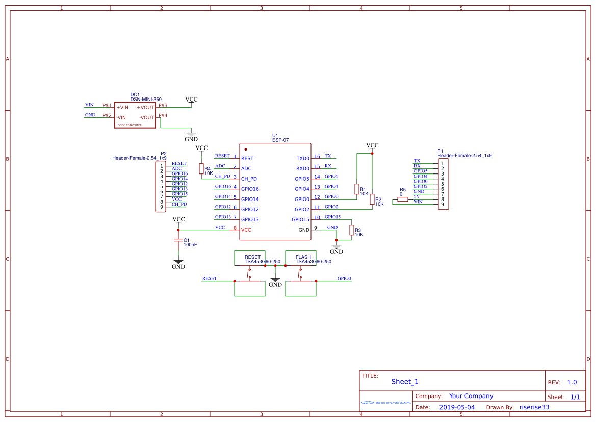 ESP8266BOARD - EasyEDA open source hardware lab