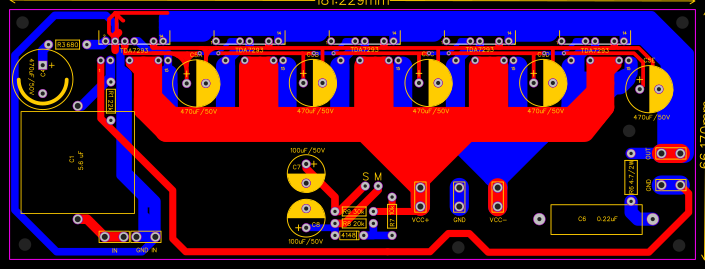 TDA7293 5 PARALLEL - EasyEDA open source hardware lab
