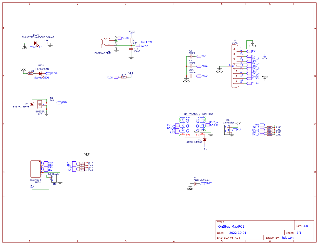 MaxPCB4 - EasyEDA open source hardware lab