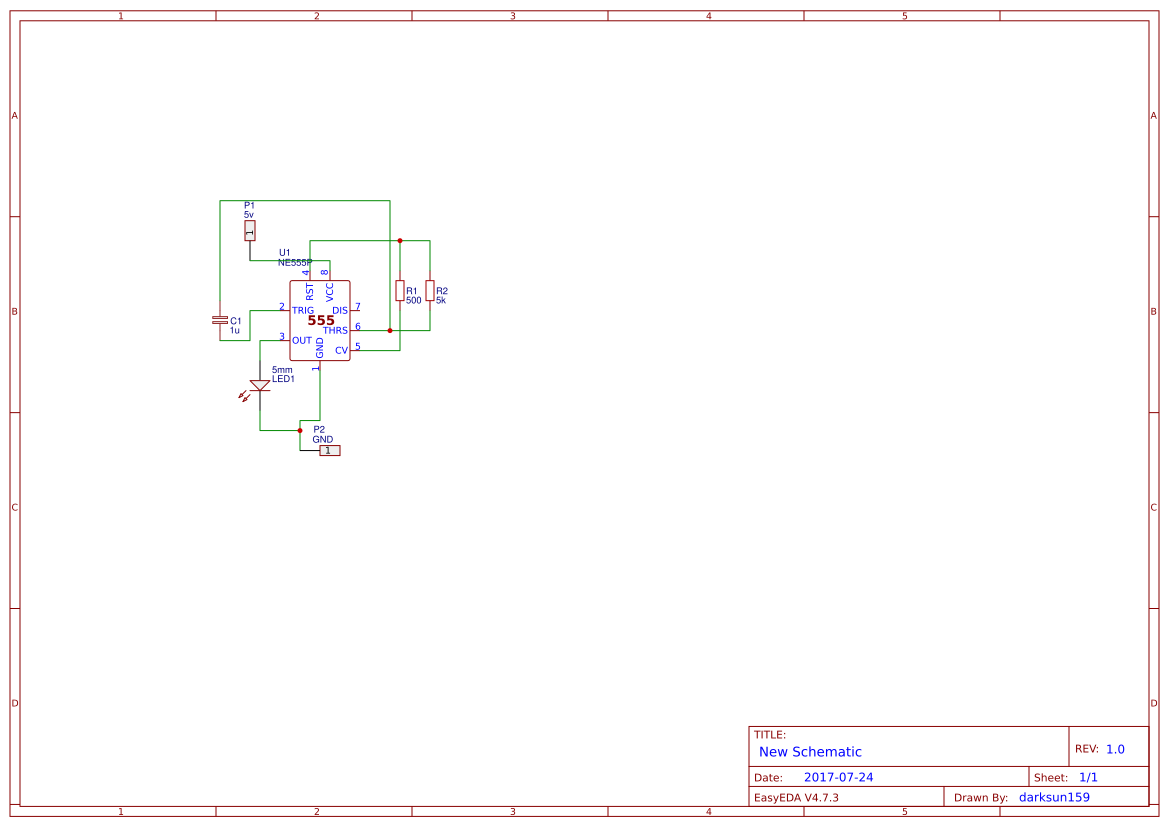 blinking light - OSHWLab