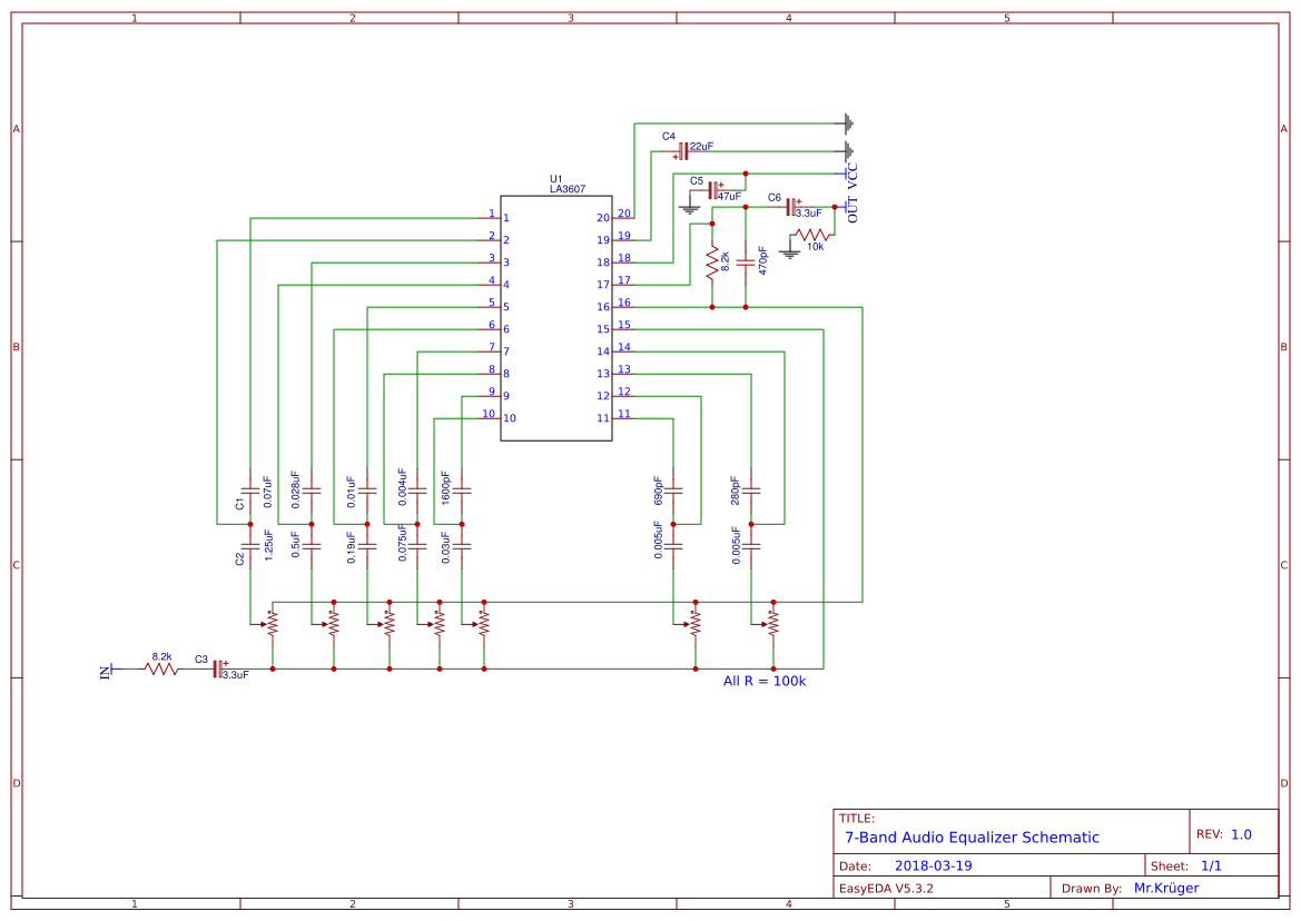 Equalidador_de_Audio - Platform for creating and sharing projects - OSHWLab