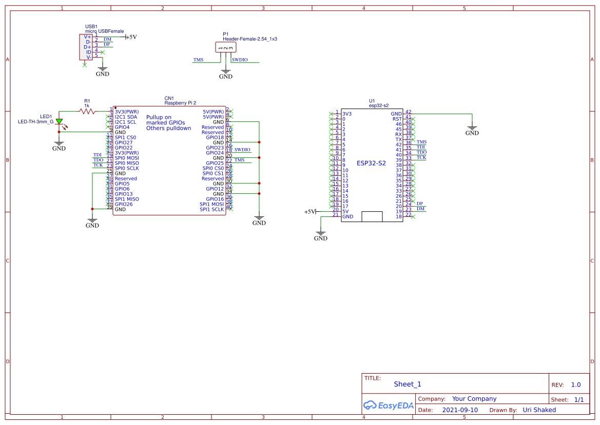 ESP32-S2 Debugger - EasyEDA open source hardware lab