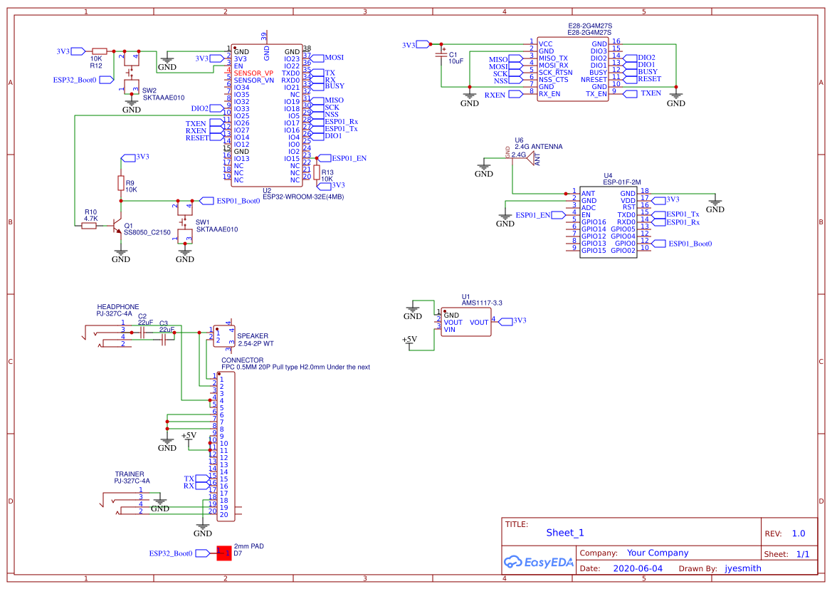 QX7 Access ExpressLRS Dupletx - OSHWLab