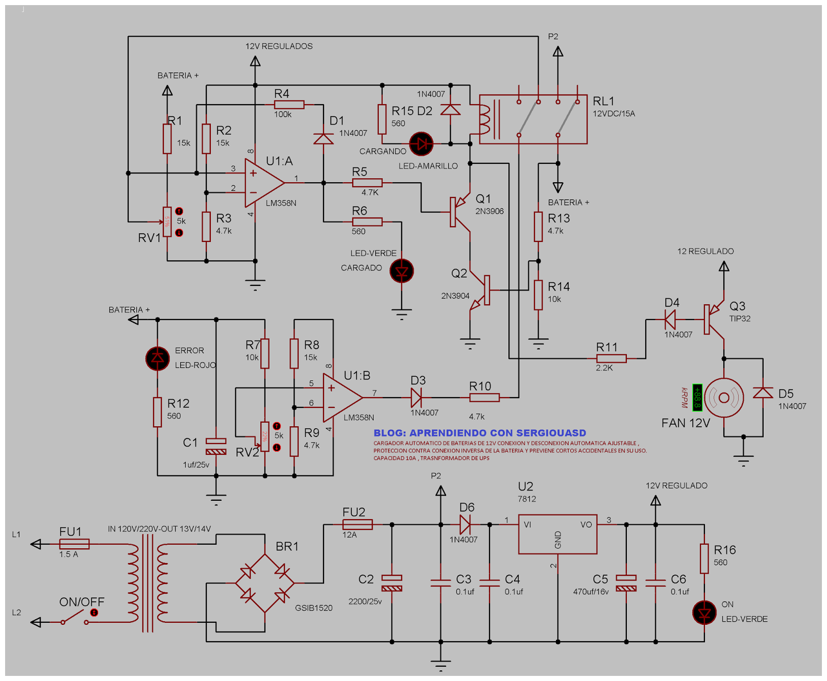 cargador de baterias - EasyEDA open source hardware lab