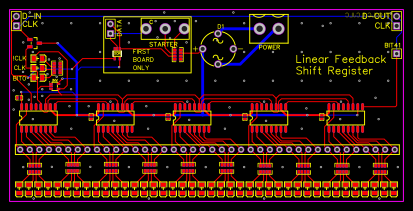 Linear feedback shift register - EasyEDA open source hardware lab