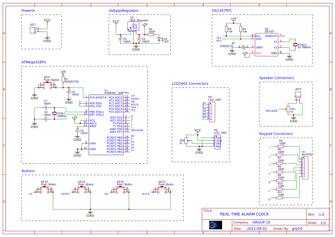 Alarm_Clock_PCB - EasyEDA open source hardware lab