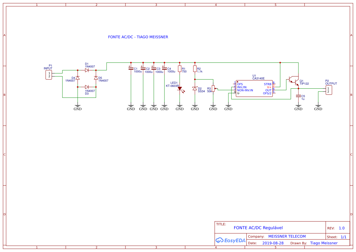FONTE AC-DC - EasyEDA open source hardware lab