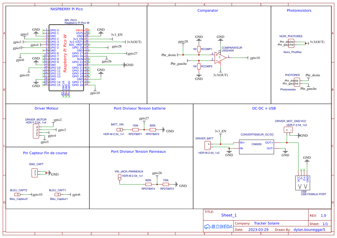 Tracker Solaire - OSHWLab