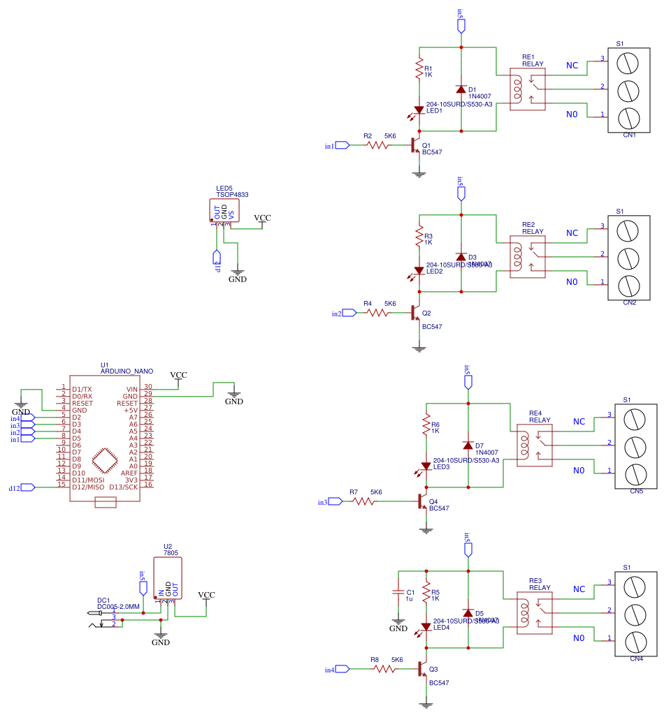 ir_remote_homeautomation - OSHWLab