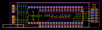 2M-NVRAM to 512K (NV)RAM / EEPROM Adapter - OSHWLab
