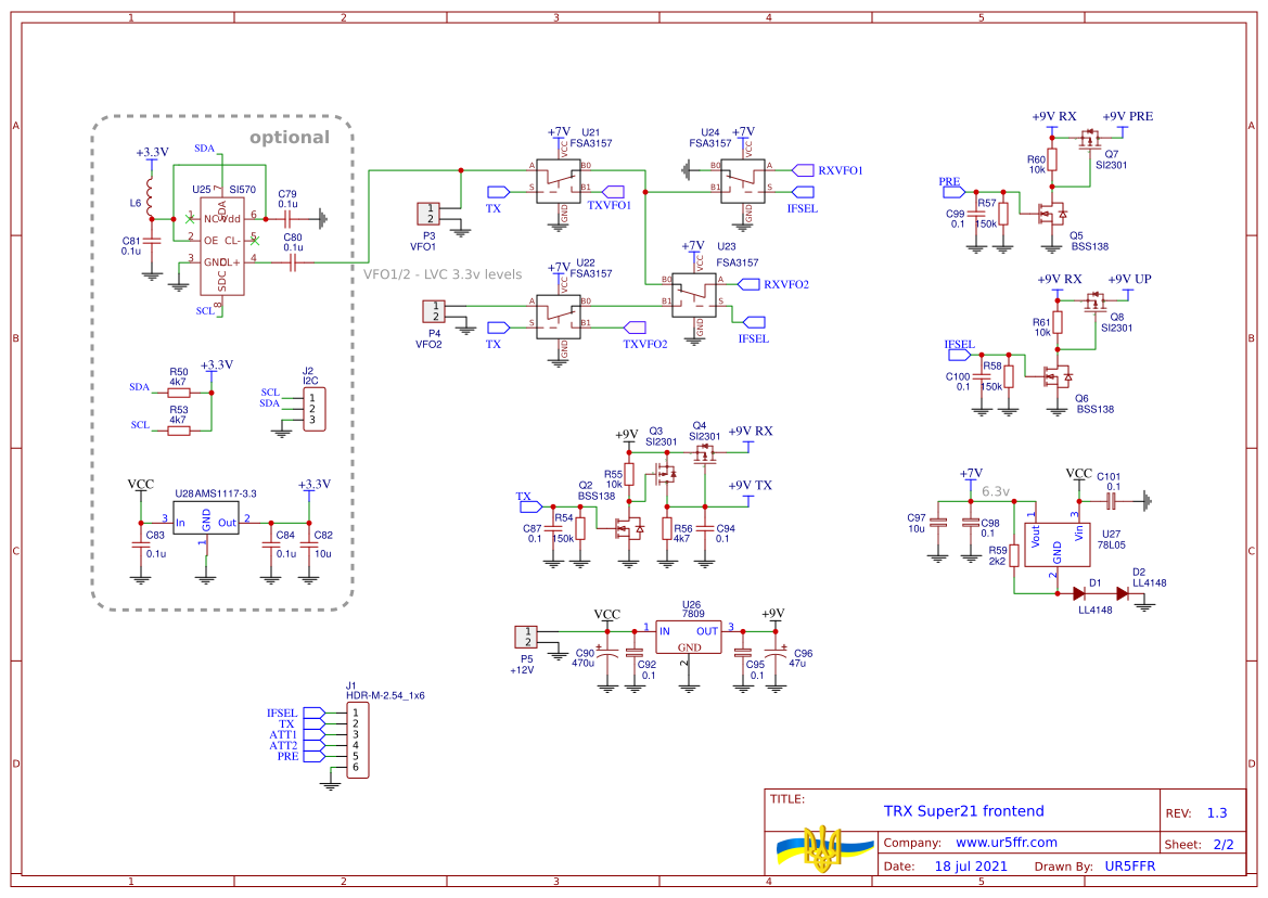TRX Super21 frontend - OSHWLab