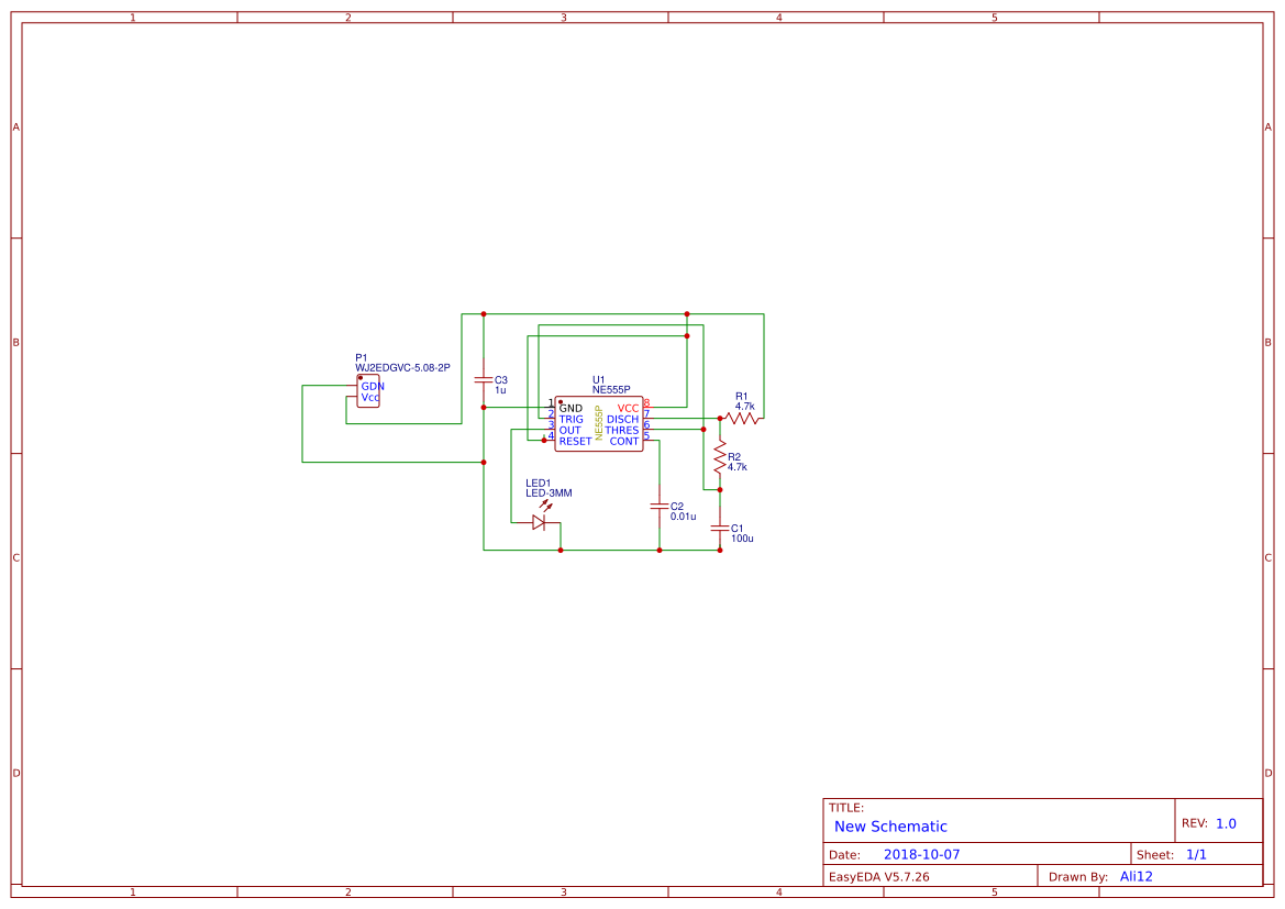 555 astable timer - EasyEDA open source hardware lab