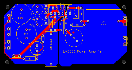 LM3886 Amplifier - OSHWLab