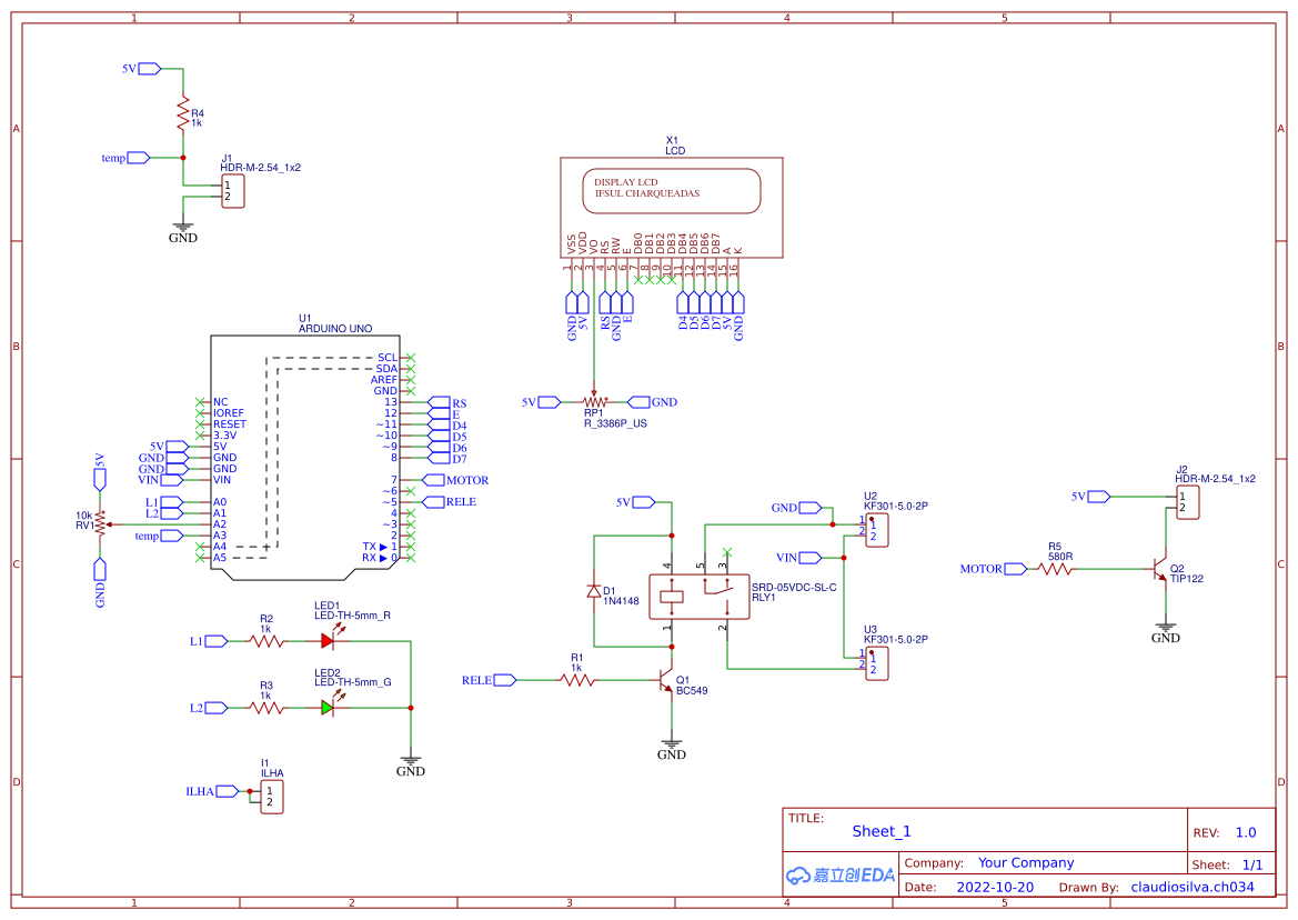 Novo Projeto - EasyEDA open source hardware lab
