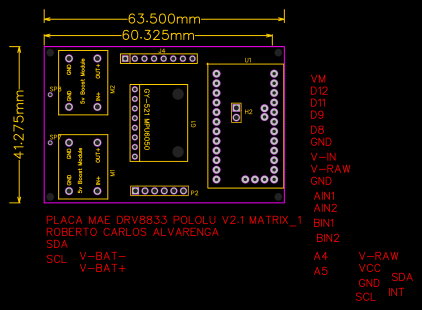 PLACA MAE Arduino Pro Mini Self-Balancing DRV8833 POLOLU V2.1 - EasyEDA open source hardware lab