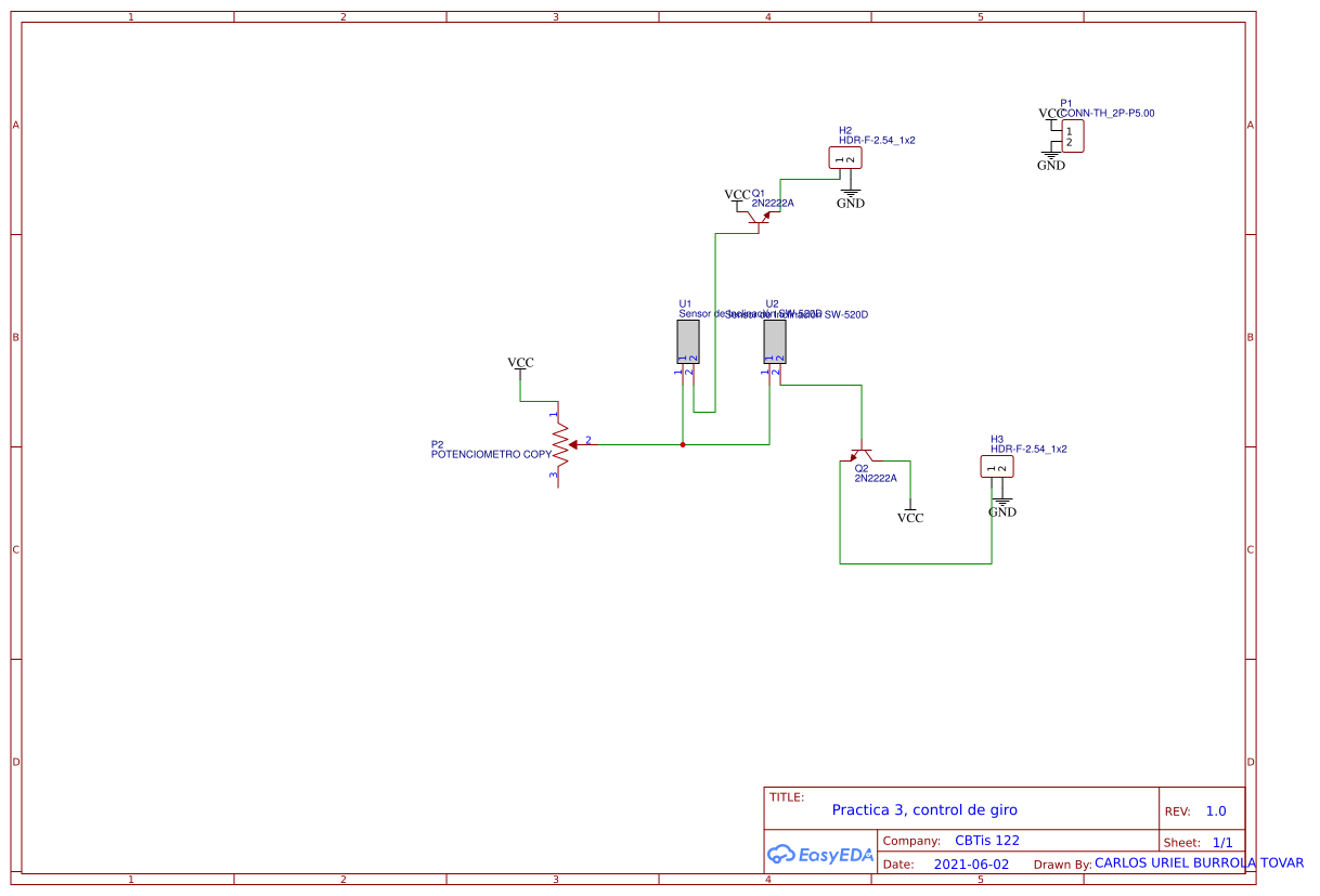 Practica 3 control del giro - EasyEDA open source hardware lab