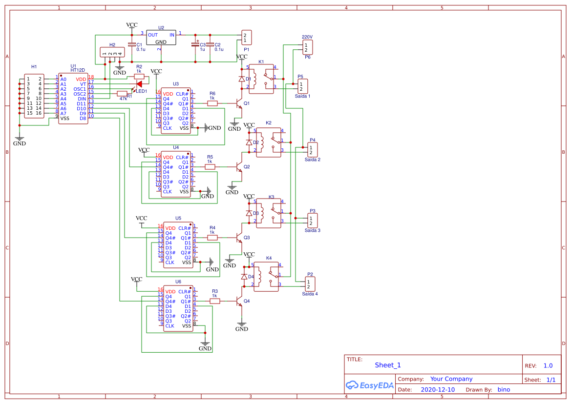 Recetor RF - OSHWLab