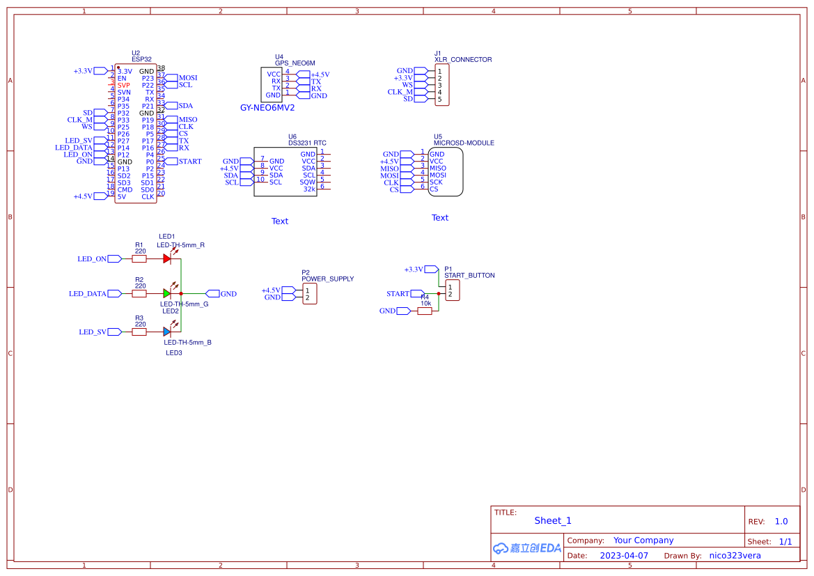 Noise Pressure Measure Device - EasyEDA open source hardware lab
