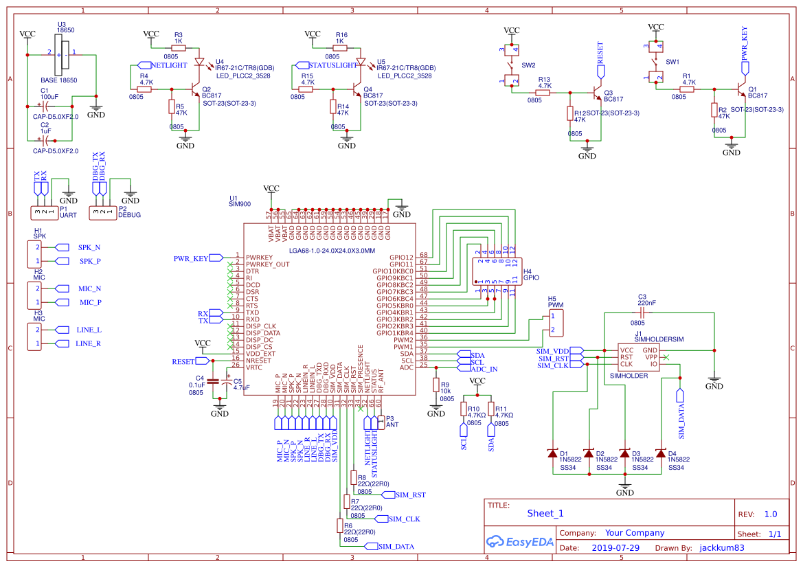hand-clock - EasyEDA open source hardware lab