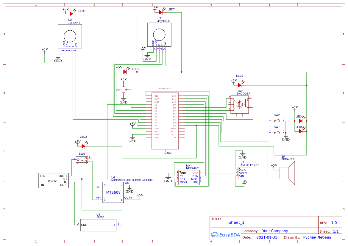 Remote controller - OSHWLab
