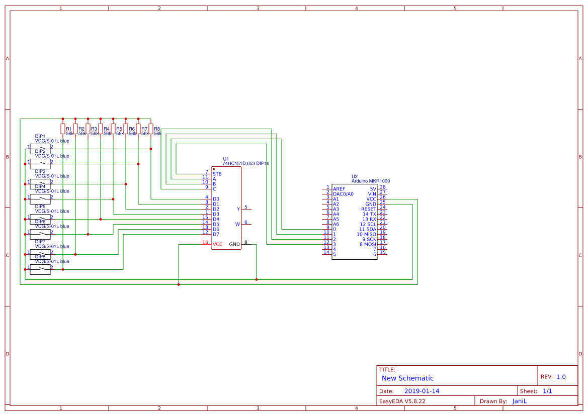 8 to 1 multiplexer JL - Platform for creating and sharing projects - OSHWLab