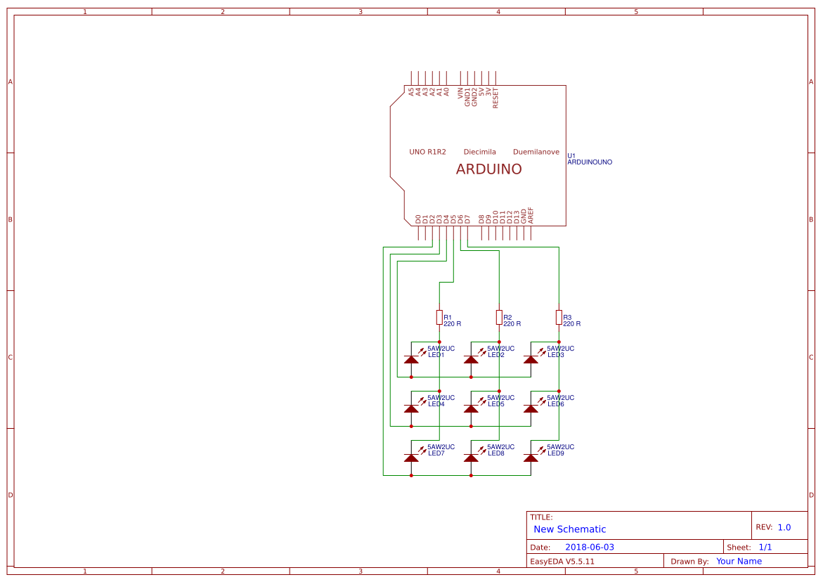 Tableau de LEDS - Platform for creating and sharing projects - OSHWLab