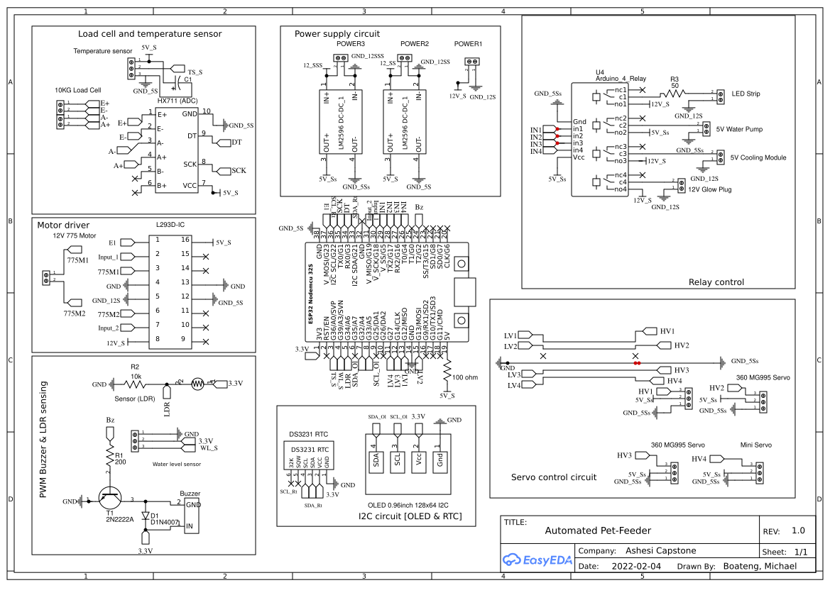 Automatic Pet-Feeder - OSHWLab