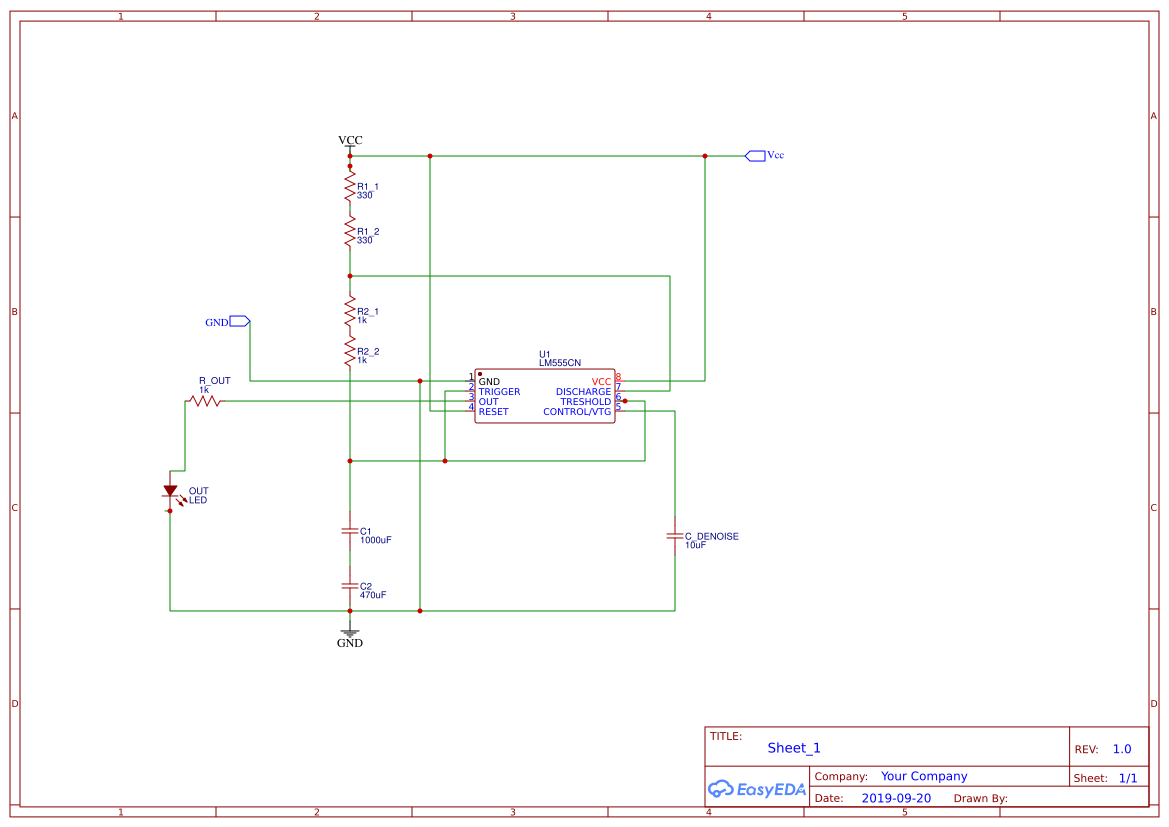 555_astable - Platform for creating and sharing projects - OSHWLab