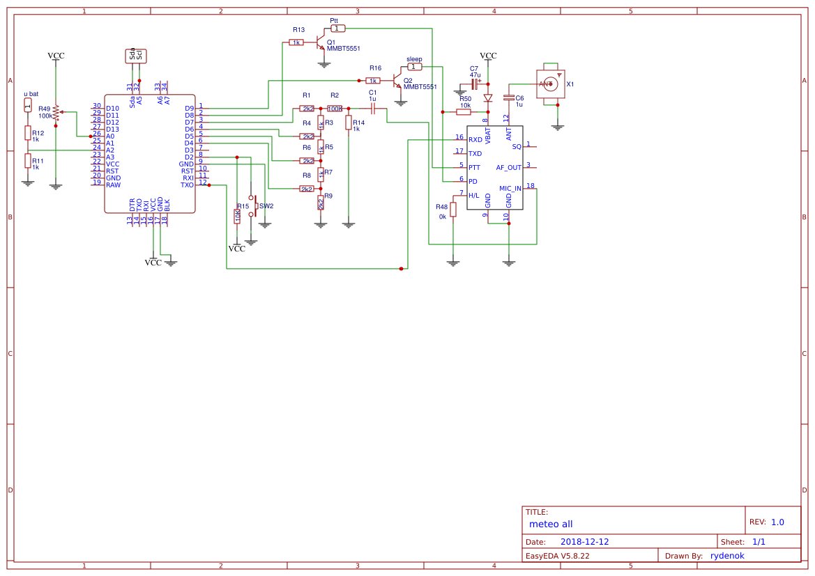 aprs_meteo - Platform for creating and sharing projects - OSHWLab